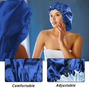 Accessories | Satin Bonnet Silk Bonnet For Curly Hair Bonnet Braid ...
